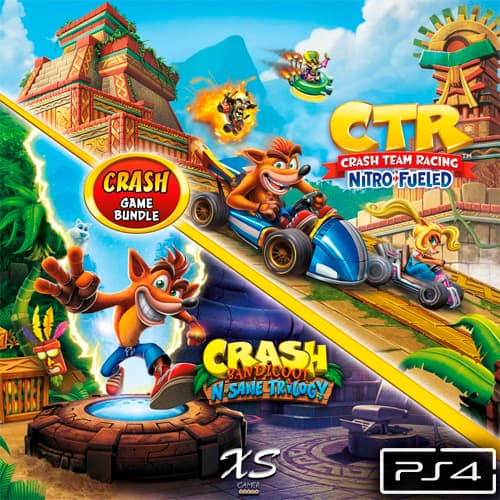 Crash Bandicoot y Crash Team Racing Bundle PS4 | XS Gamer